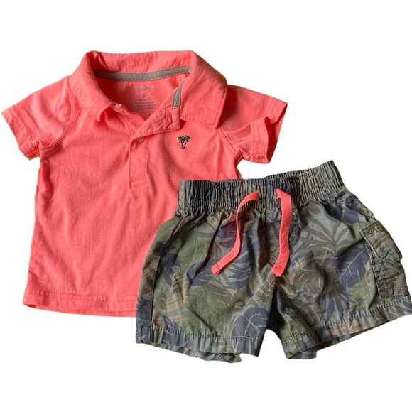 Carter's | Matching Sets | Nwot Baby Boys Palm Tree Matching Set | Poshmark